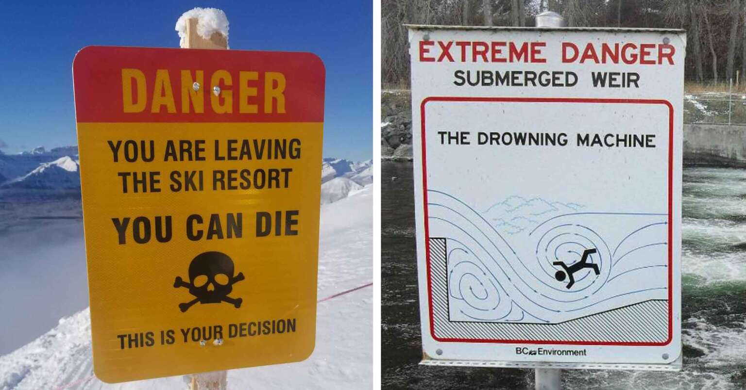 75 Scary Signs That Are Straight Out of A Horror Movie - The Scroller