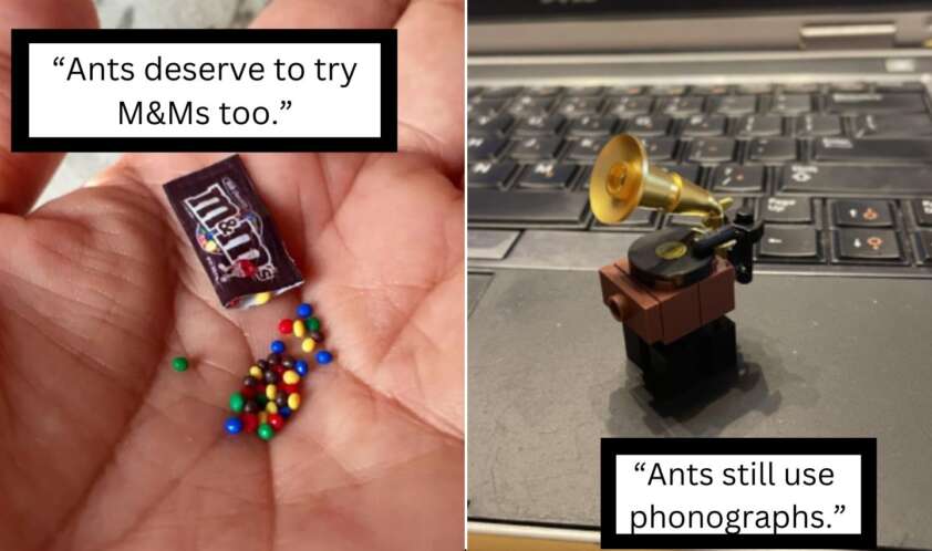 30 Unusually Tiny Objects Only Ants Could Use The Scroller