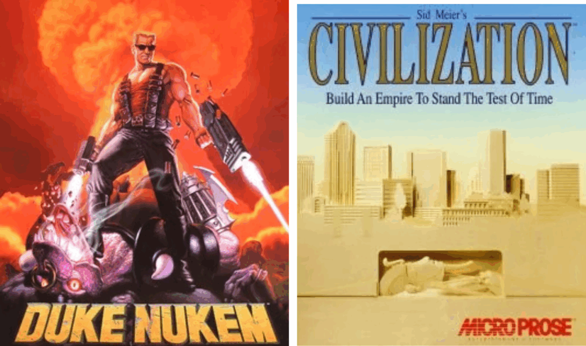 Iconic Retro Computer Games From The Late 20th Century