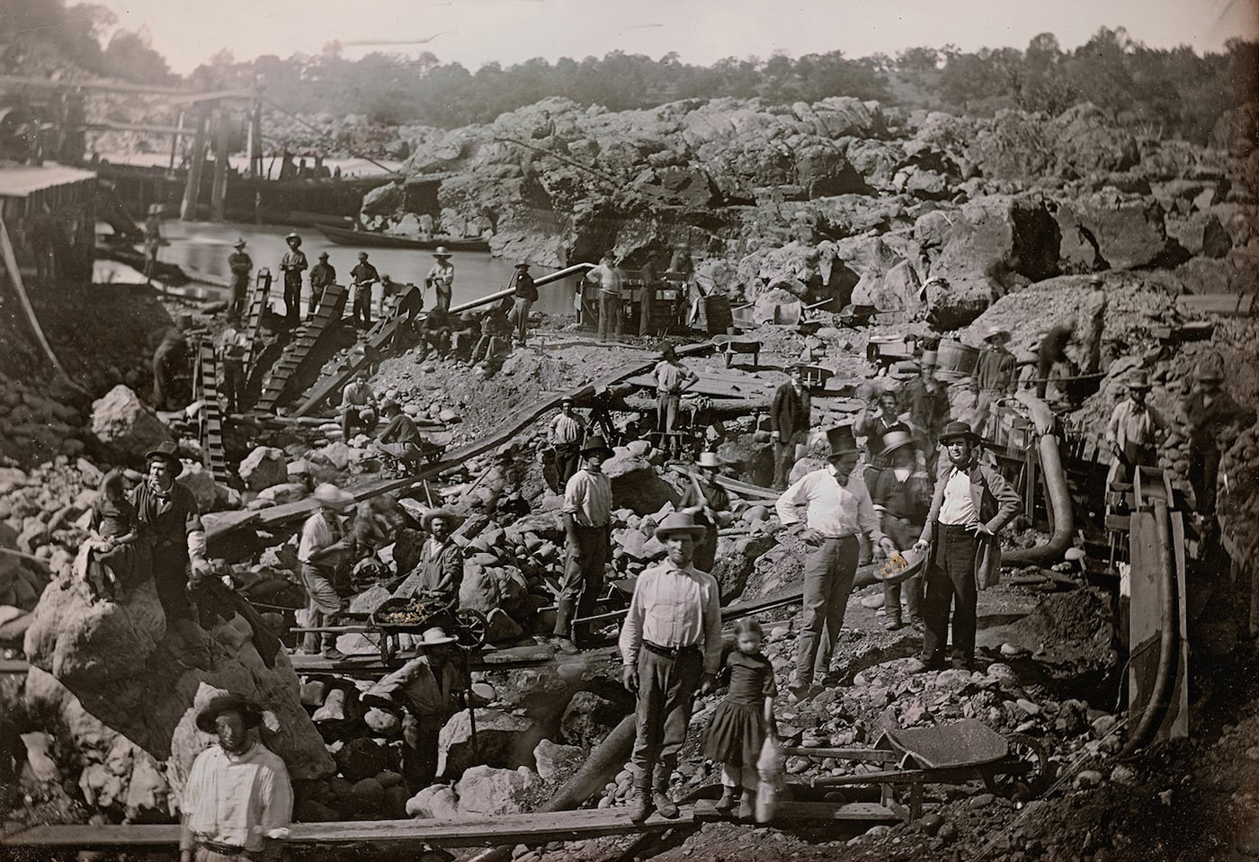 30 Striking Photos of the American Gold Rush (1850s-1890s)