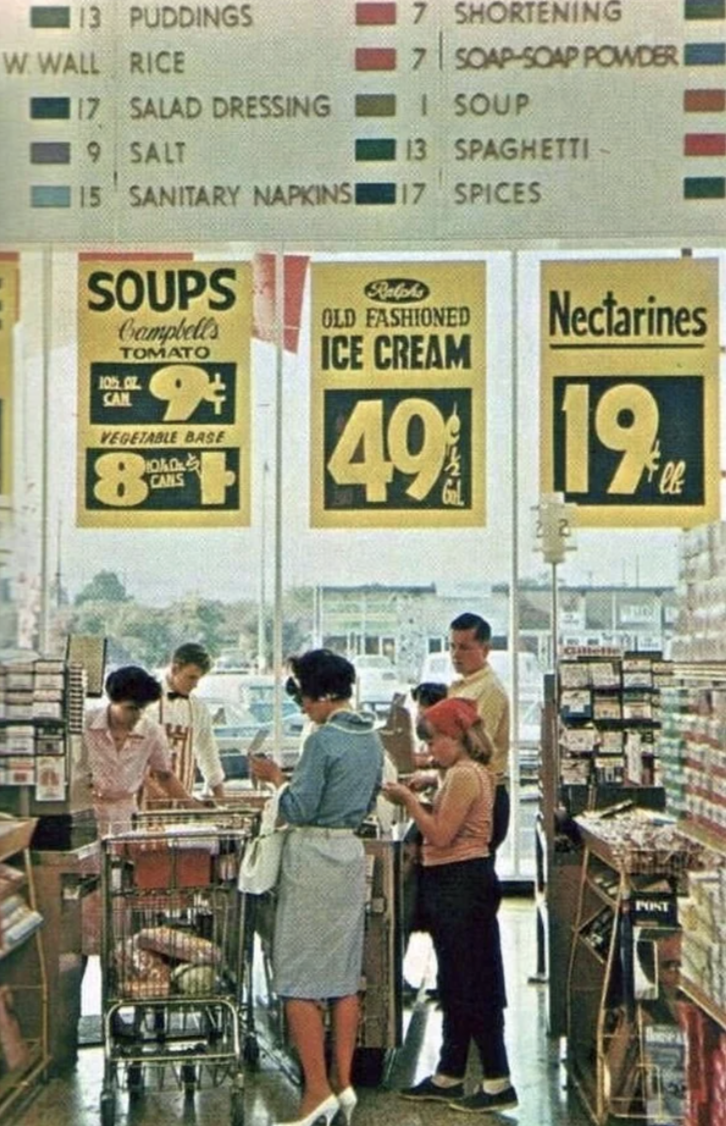 Throwback Aisles: A Nostalgic Look at 1960s and 1970s Grocery Stores ...