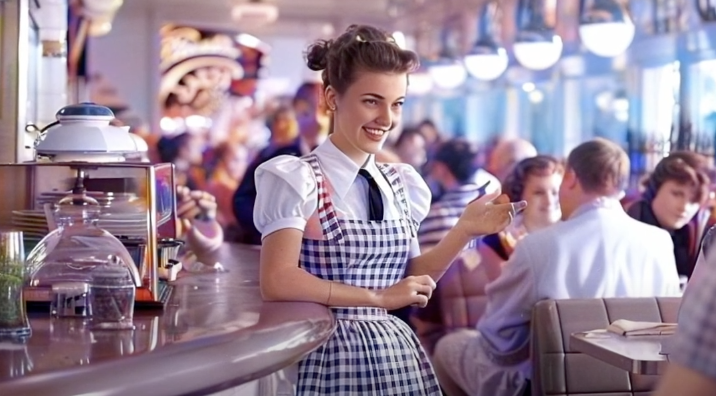 17 Color 1950s Diner Photos Full of Retro Charm