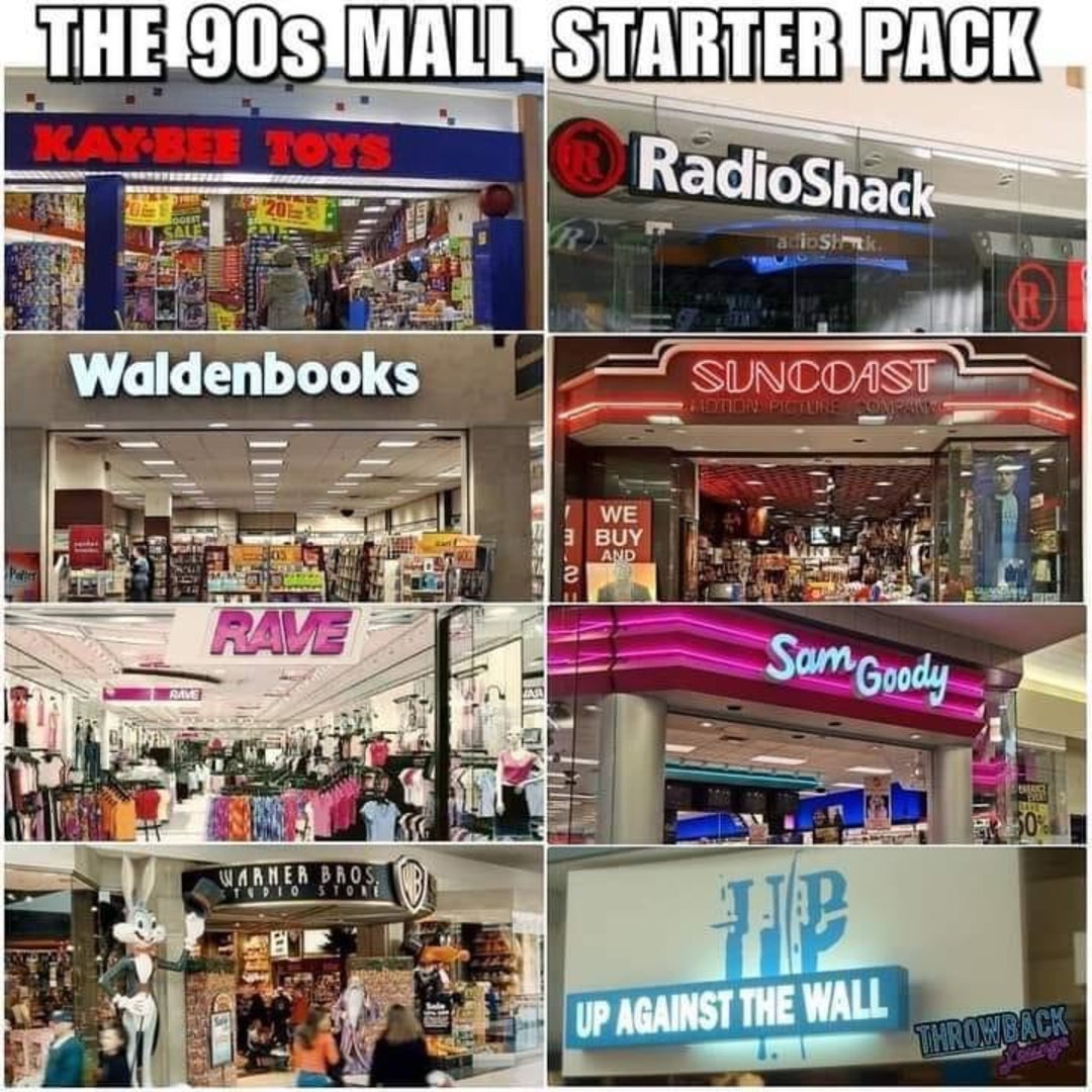 20 Vintage Photos of 90s Mall Rat Culture
