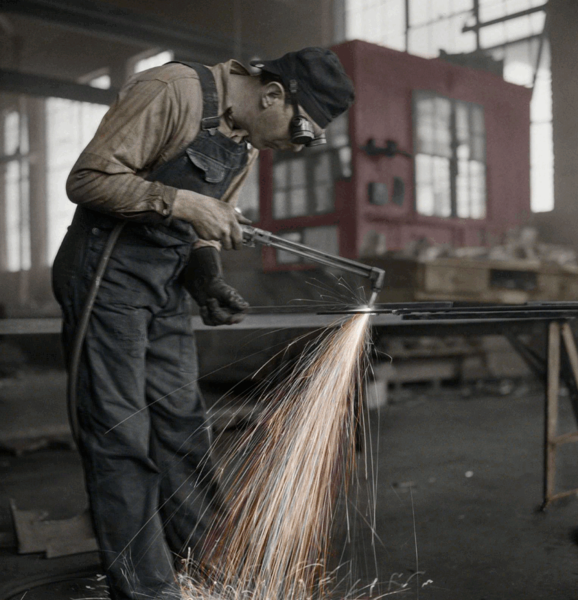 20 Vintage Welder Photos Forged in Pure Grit