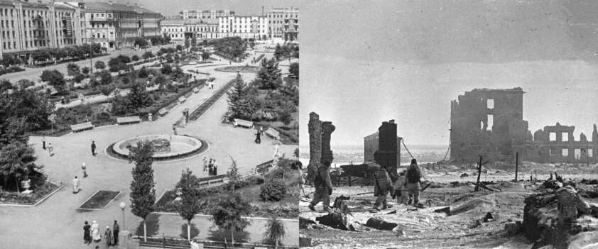 WWII Then & Now: 10 Striking Before‑and‑After Photos