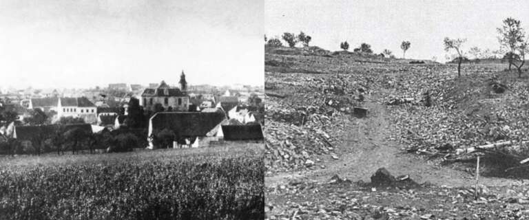 WWII Then & Now: 10 Striking Before‑and‑After Photos
