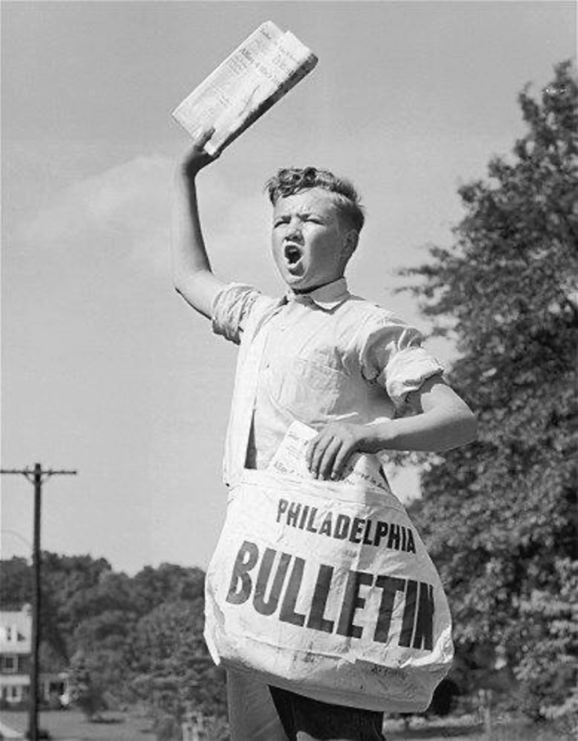 20 Vintage Photos of Paperboys from the 1900s