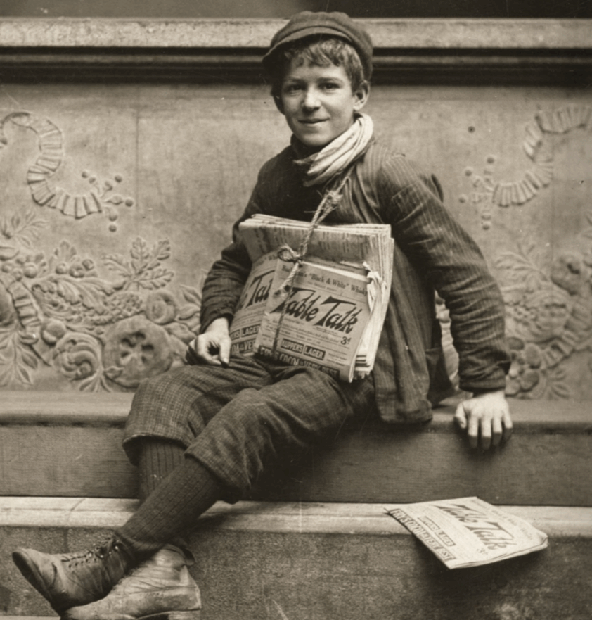 20 Vintage Photos of Paperboys from the 1900s