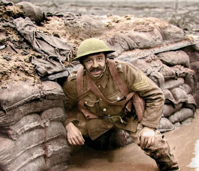 20 Colorized Vintage Photos That Capture World War I