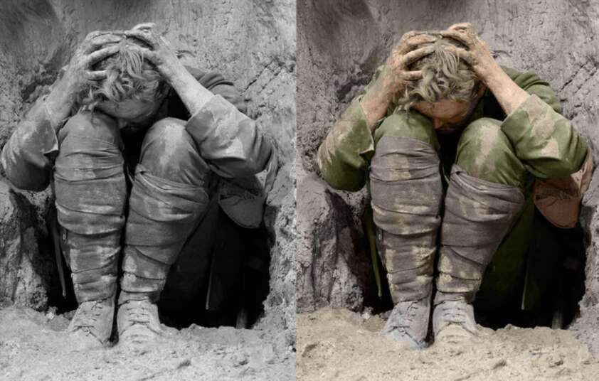 20 Colorized Vintage Photos That Capture World War I