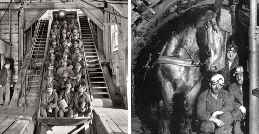 20 Photos That Show Early Life in the Coal Mines