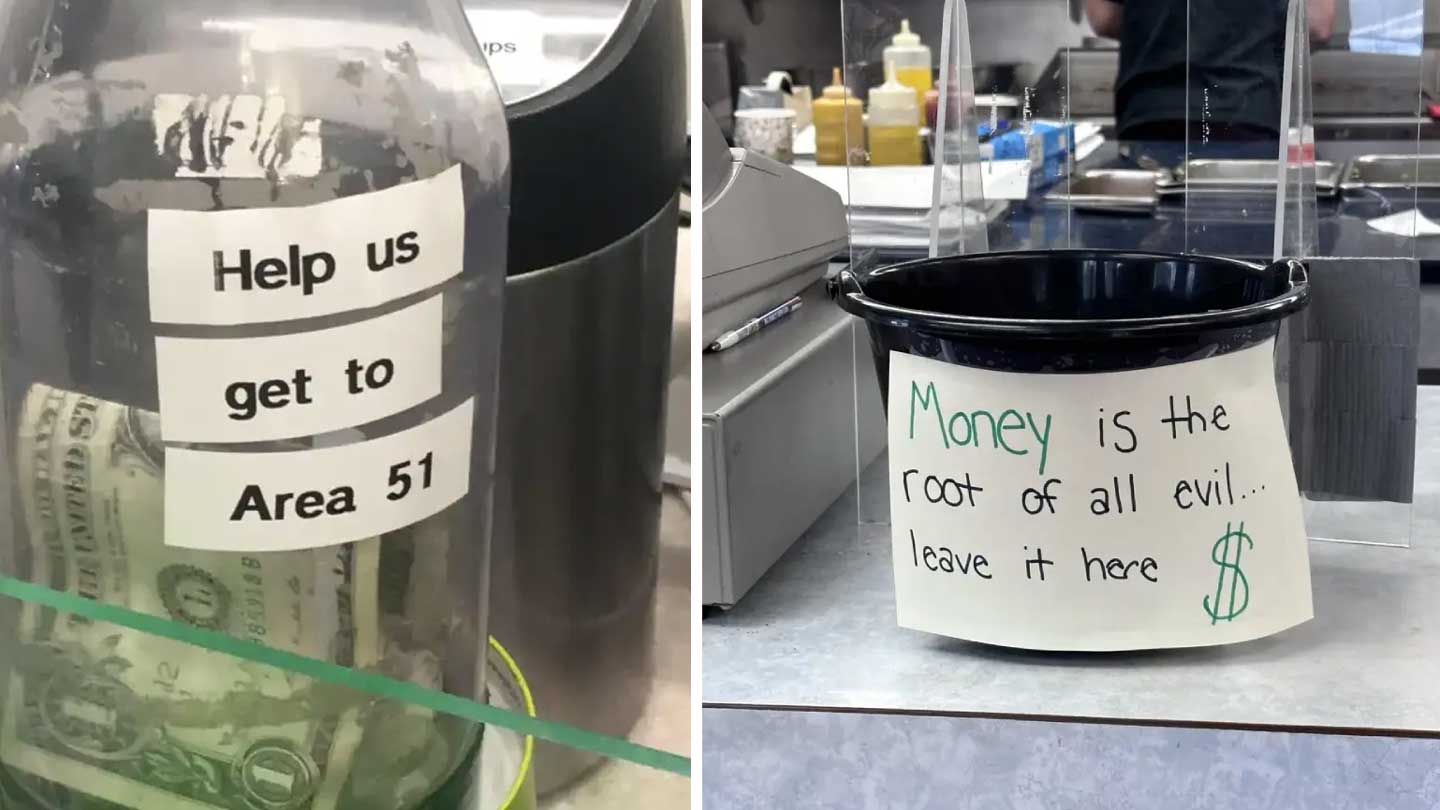Funny Tip Jars That Actually Got People to Tip